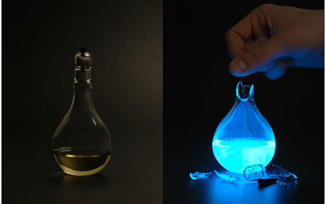 Light bulb using luminol and blood | Digitash