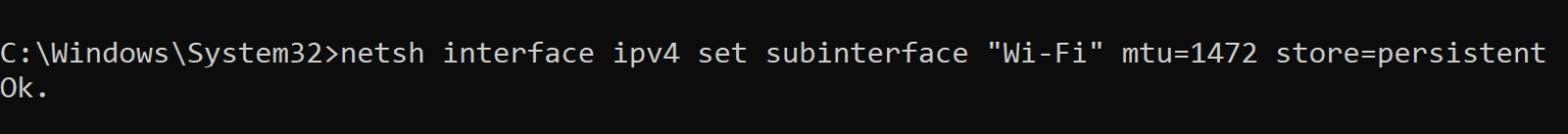 How to Change MTU Limit on Windows Using Command Prompt?